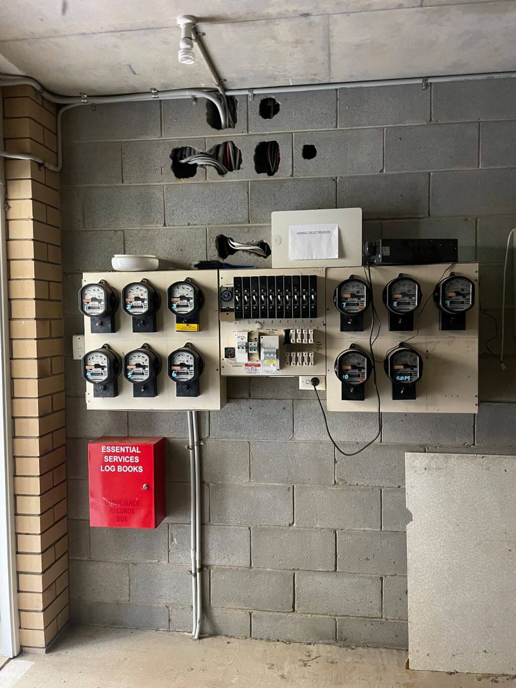 New switchboard box and upgrade for Taringa 10 unit building | Fully ...