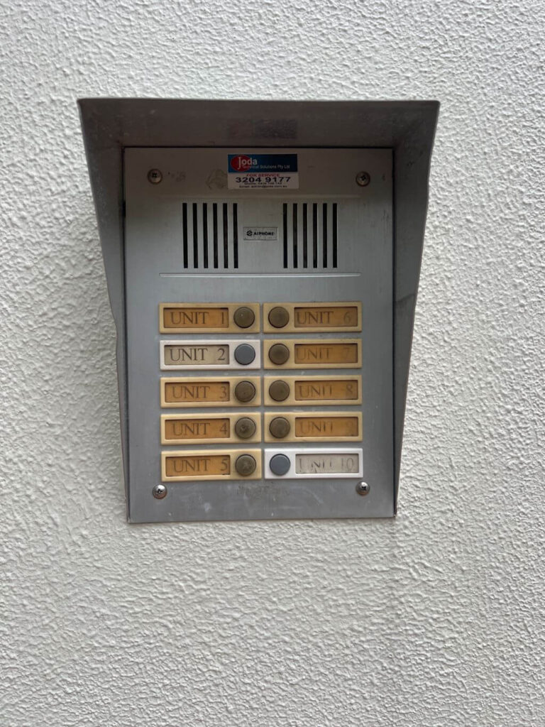 Park Avenue Villas Intercom Upgrade, Auchenflower | Fully Wired Electrical Services